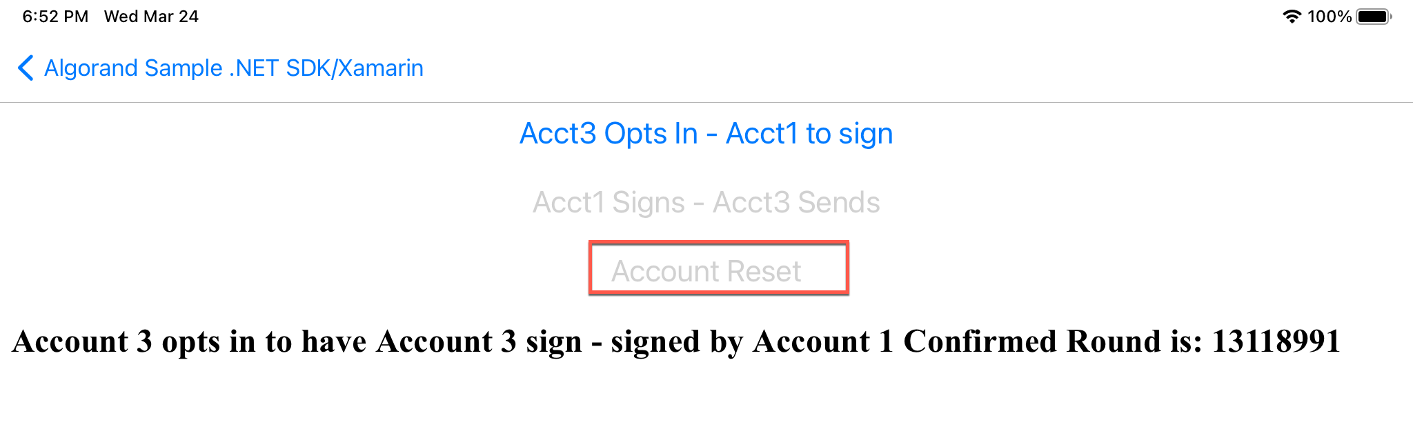 Build Algorand Ios Android And Uwp Apps Using C Net Sdk And Xamarin Algorand Developer Portal